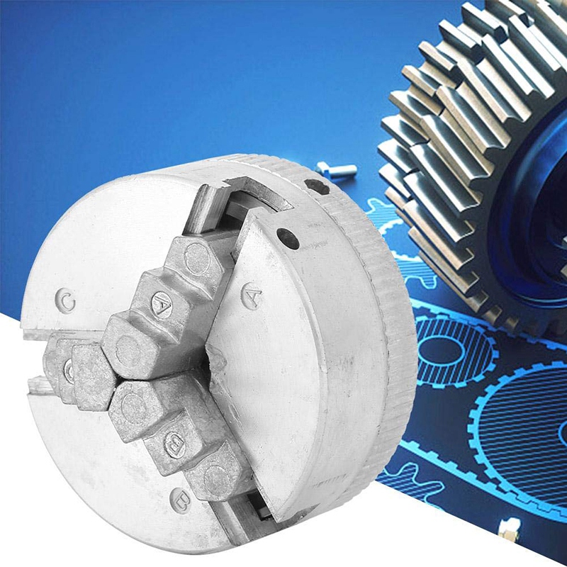 Z011 Lathe Chuck Mini Drill Chuck Zinc Alloy Three Jaw Chuck Clamp ...