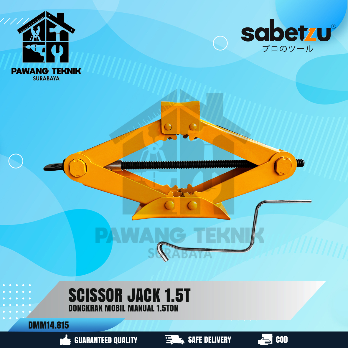 Sabetzu Dongkar Mobil Model Jembatan Kapasitas 1,5Ton - Car Scissor ...