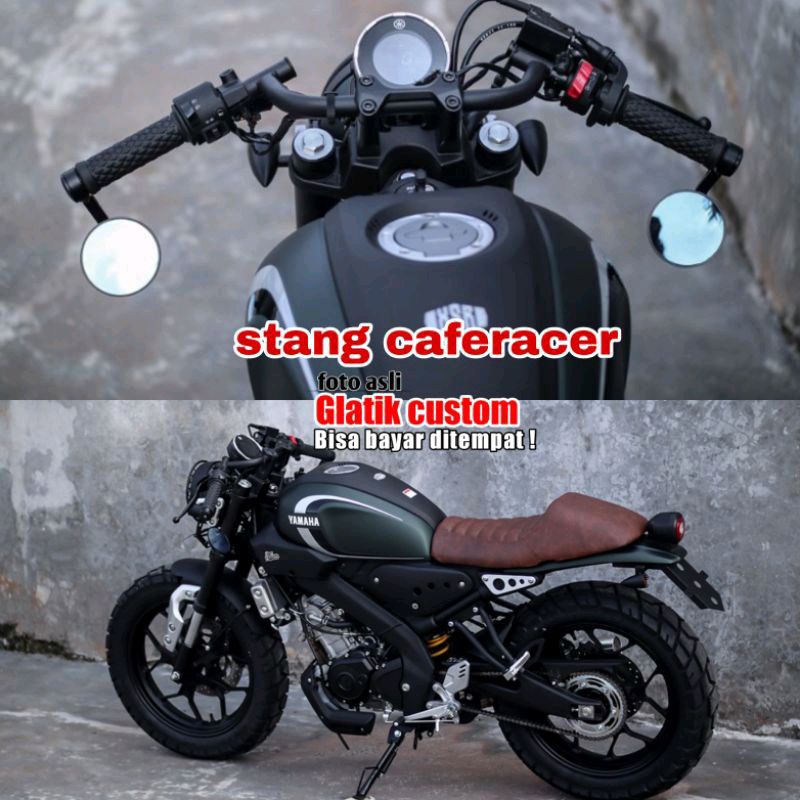 stang caferacer xsr 155 hitam | Lazada Indonesia