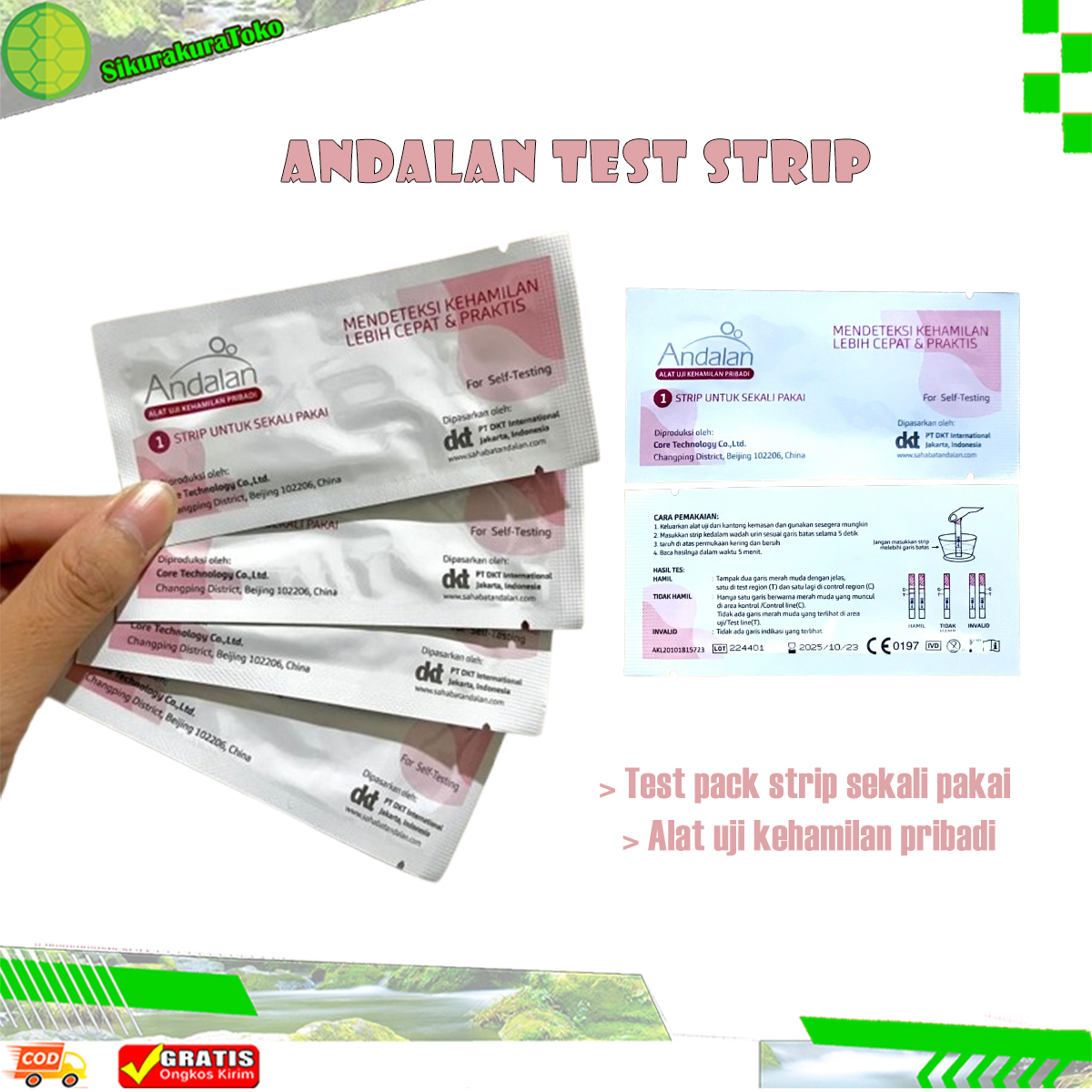 Test Pack Andalan Strip Murah Tespek Testpack Tastpack Tes Uji ...