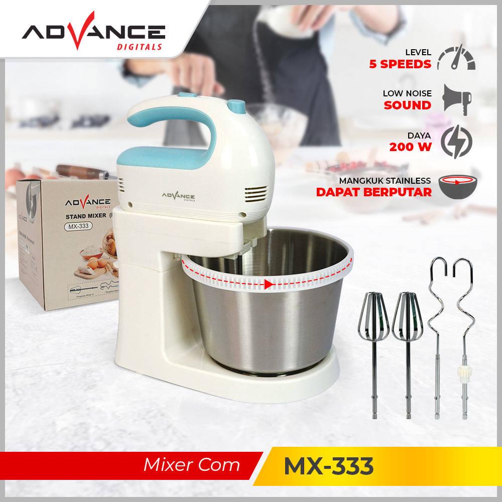 ADVANCE - Stand Mixer 2 Liter 200 Watt WHITE(MX333) | Lazada Indonesia