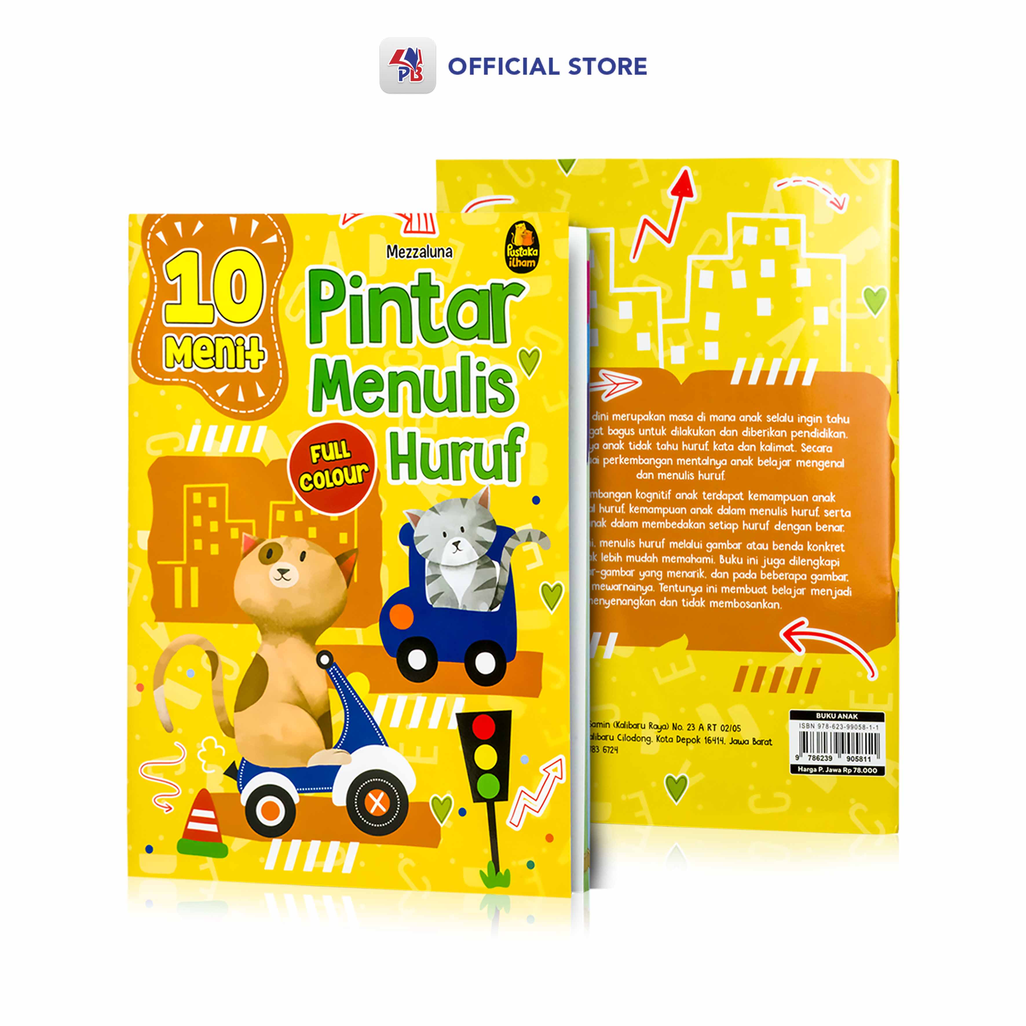 Buku Belajar Anak TK PAUD 10 Menit Pintar Menulis Huruf | Lazada Indonesia