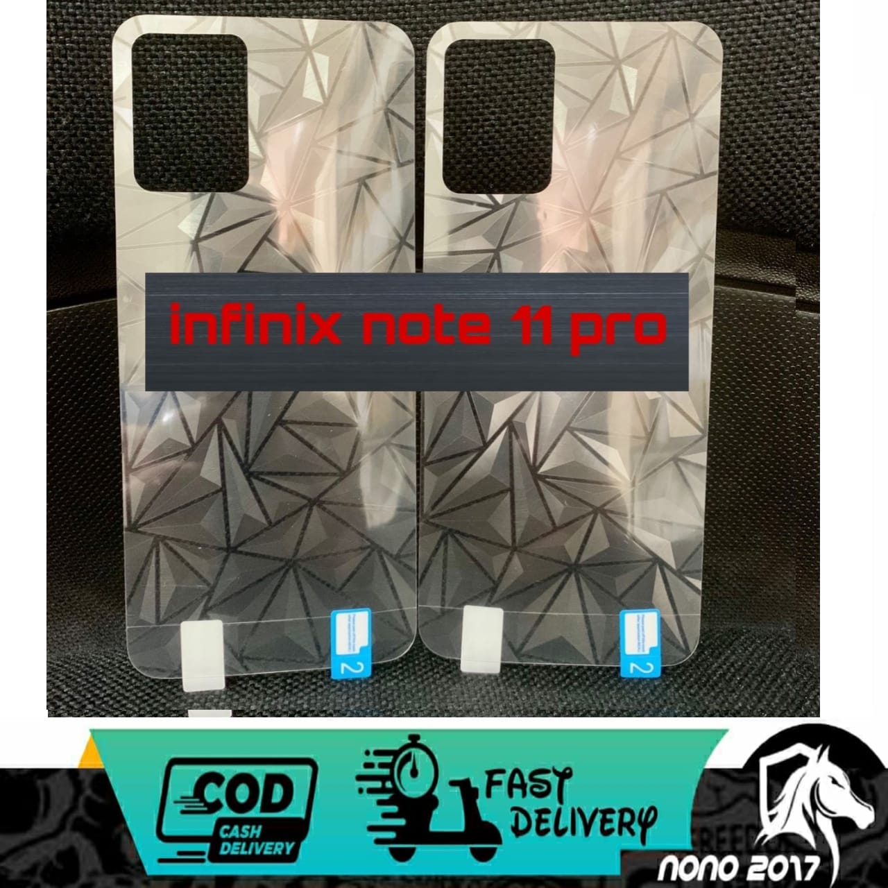 GRASKIN DIAMOND 3D INFINIX NOTE 11 NFC 11 11S 11 PRO BACK SCREEN ...