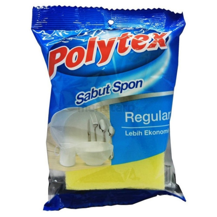 Polytex Sabun Busa Spon Cuci Piring Serba Guna | Lazada Indonesia