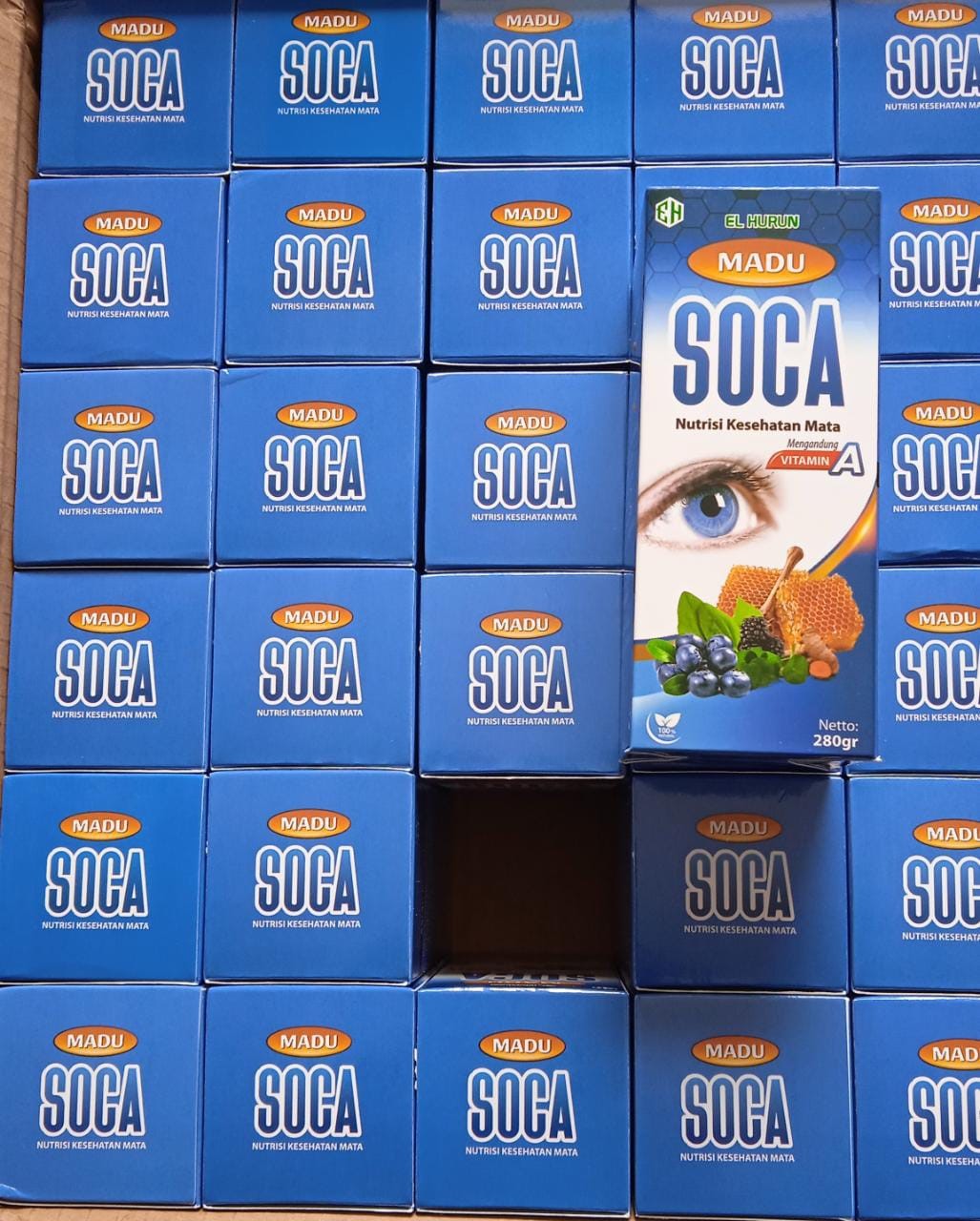 Madu Mata Super Vision Madu Soca 280 gram Mengatasi Belek Katarak Mata ...