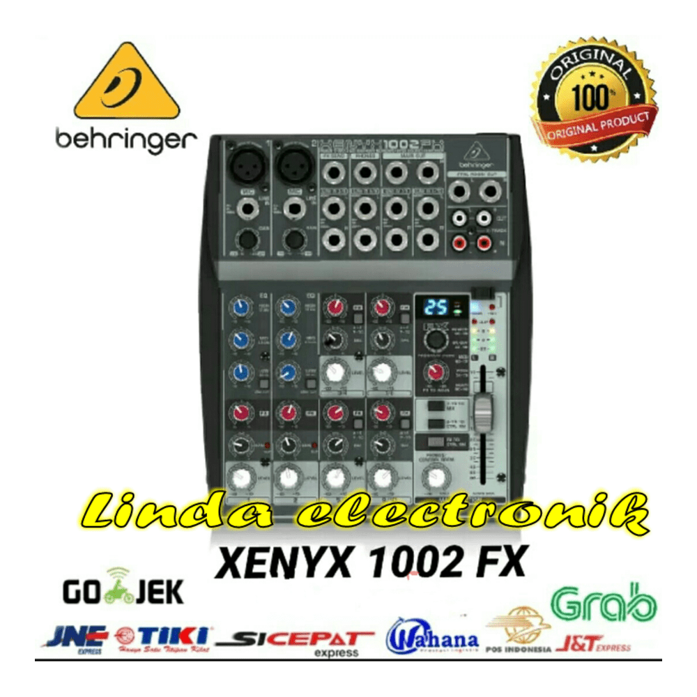 Mixer Behringer XENYX 1002 FX 10channel ORYGINAL xenyx 1002fx xenyx100 | Lazada Indonesia