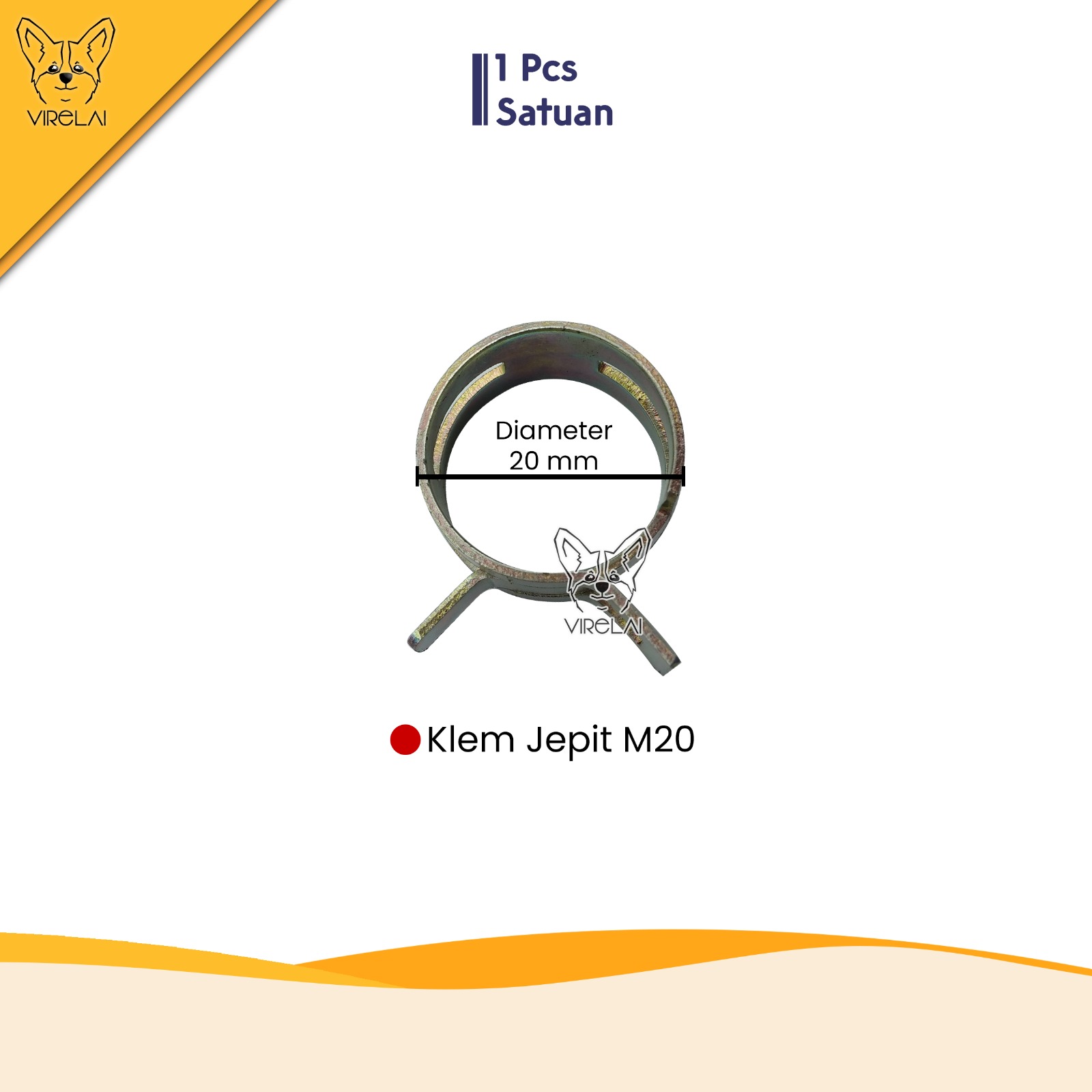 klem selang jepit / Klem Selang Bensin Radiator / Klem Selang Irigasi ...