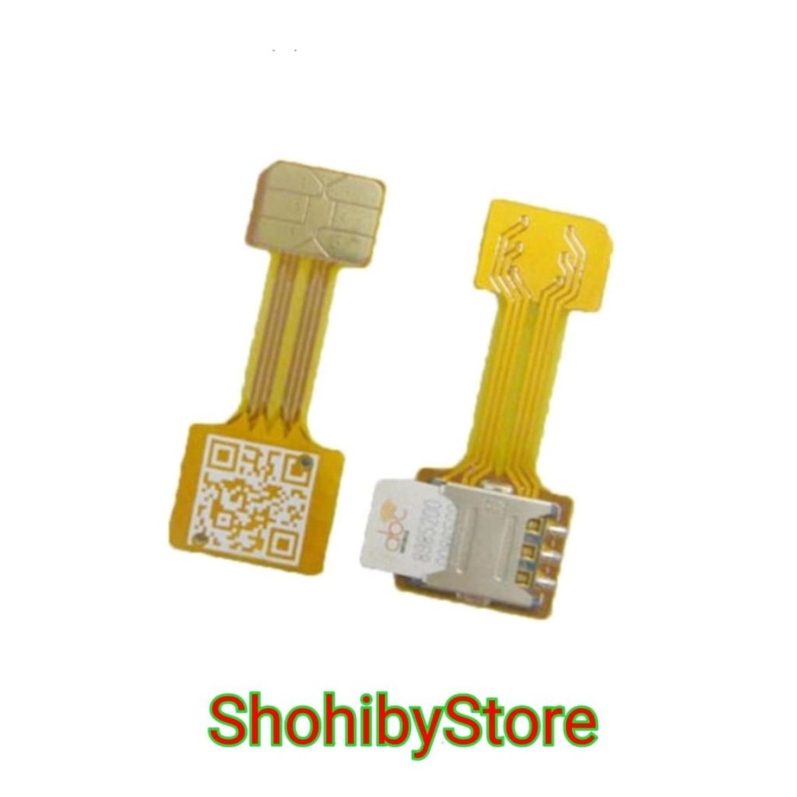 Dual simcard adapter Hybrid / Sim card Extender MicroSd Card converter ...