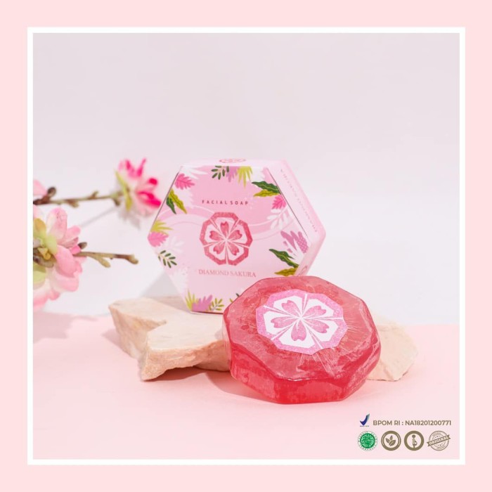 Face Soap Diamond Sakura || Sabun Diamond Sakura || Sabun Muka Bagus ...