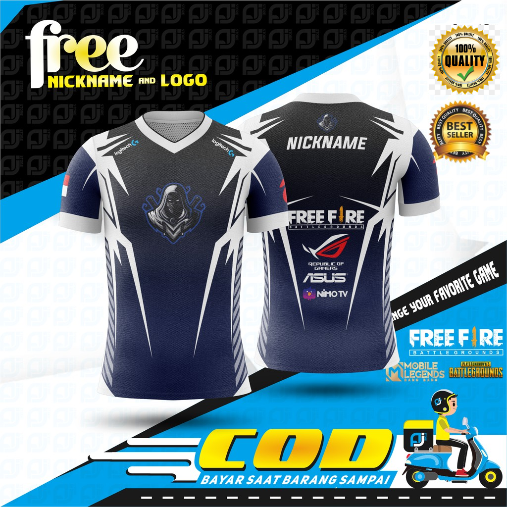 Jersey Baju Kaos Gaming Free Fire / Guild Free Fire Terbaru Free Logo ... Jersey Baju Kaos Gaming Free Fire / Guild Free Fire Terbaru Free Logo ...