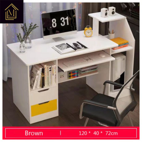 Meja Belajar Dengan Keyboard Meja Belajar Rumah Meja Komputer Kayu ...