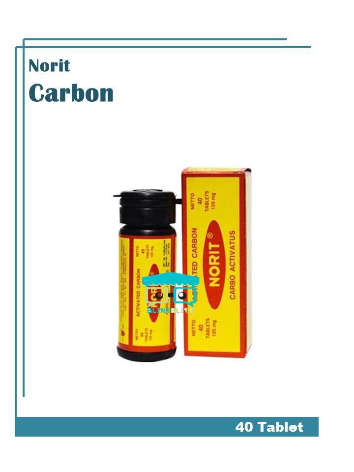 Norit Karbon Aktif Isi 40 Tablet Obat Diare | Lazada Indonesia