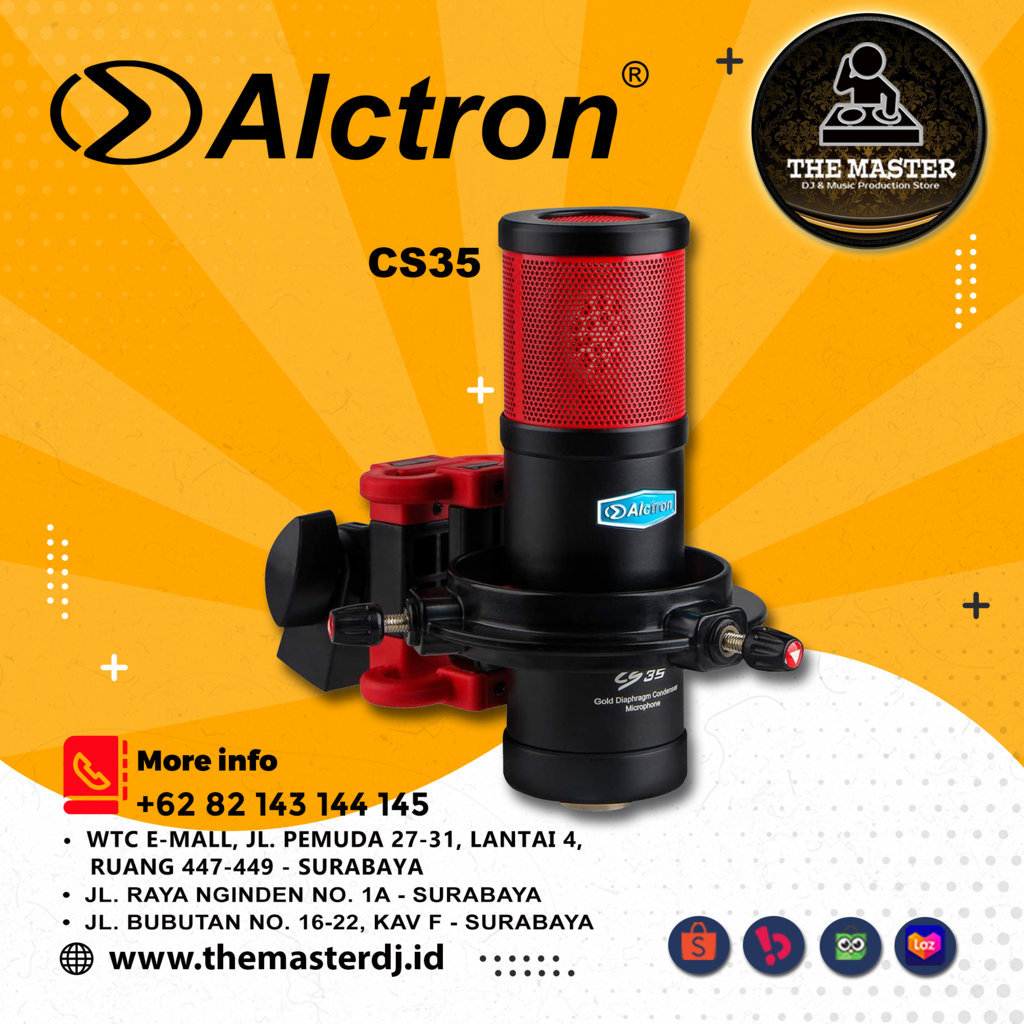 [Ready Stock] Alctron CS35 | CS 35 Condenser Microphone | Lazada Indonesia