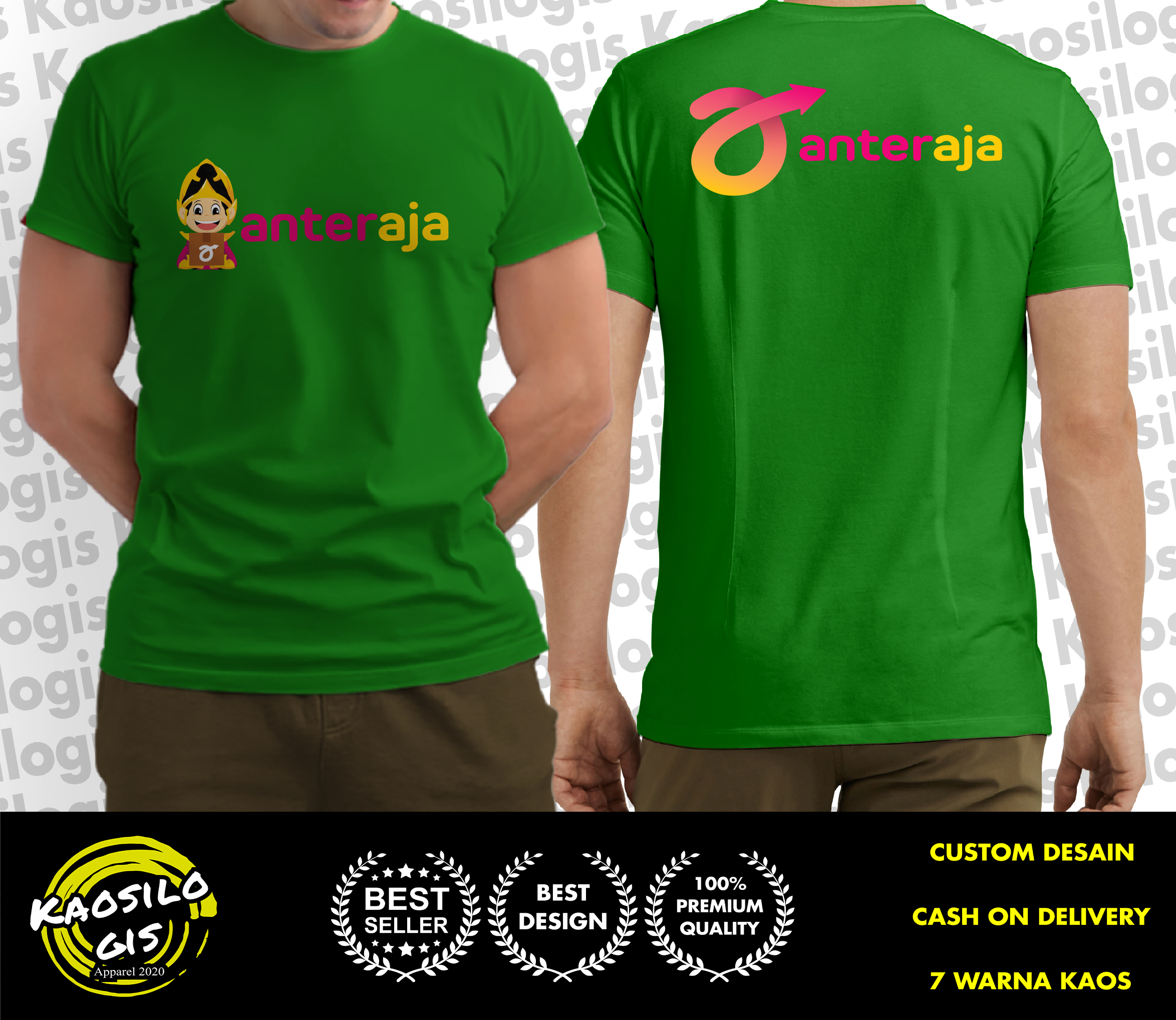 Kaos Anteraja Icon Baru Special - Kaosilogis | Lazada Indonesia