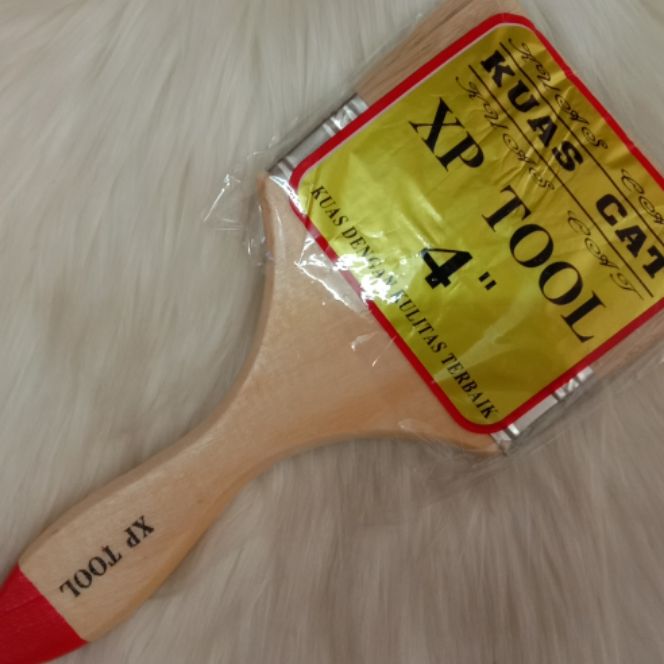 Kuas cat tembok besi kayu 4" inch koas cat | Lazada Indonesia