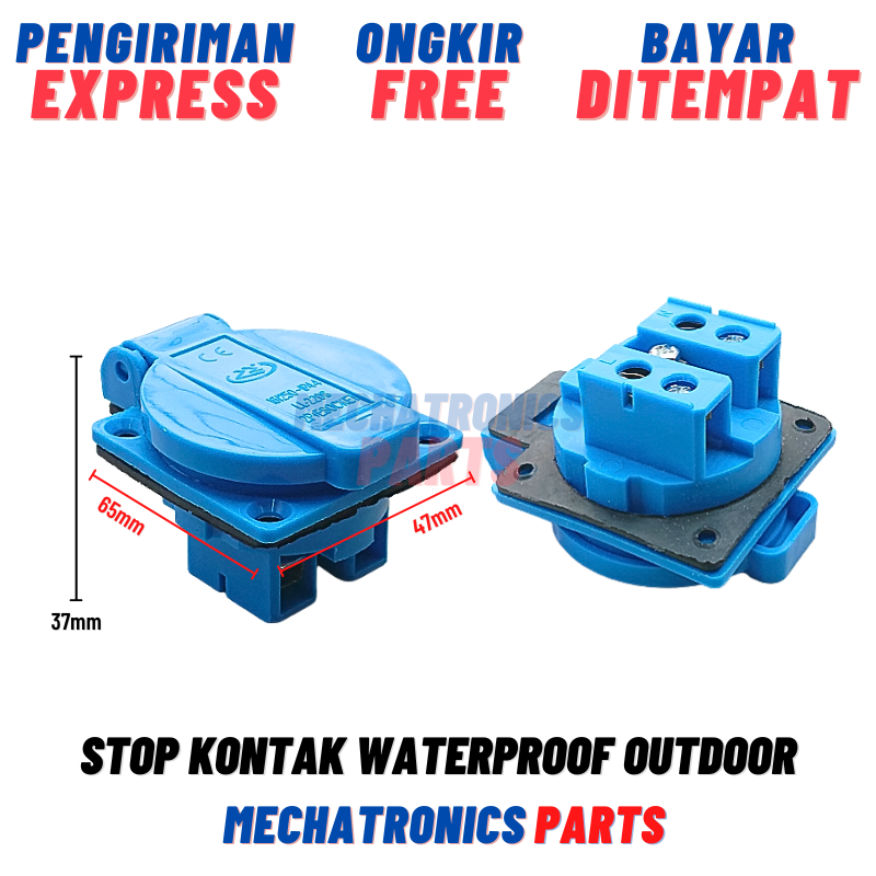 Stop Kontak Waterproof Outdoor Soket AC Panel Box Outlet Socket Genset ...