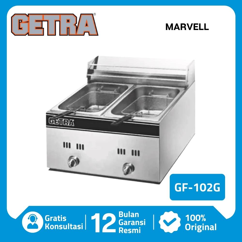 GETRA GF 102G GAS DEEP FRYER 2 TANK PENGGORENGAN GARANSI RESMI | Lazada ...