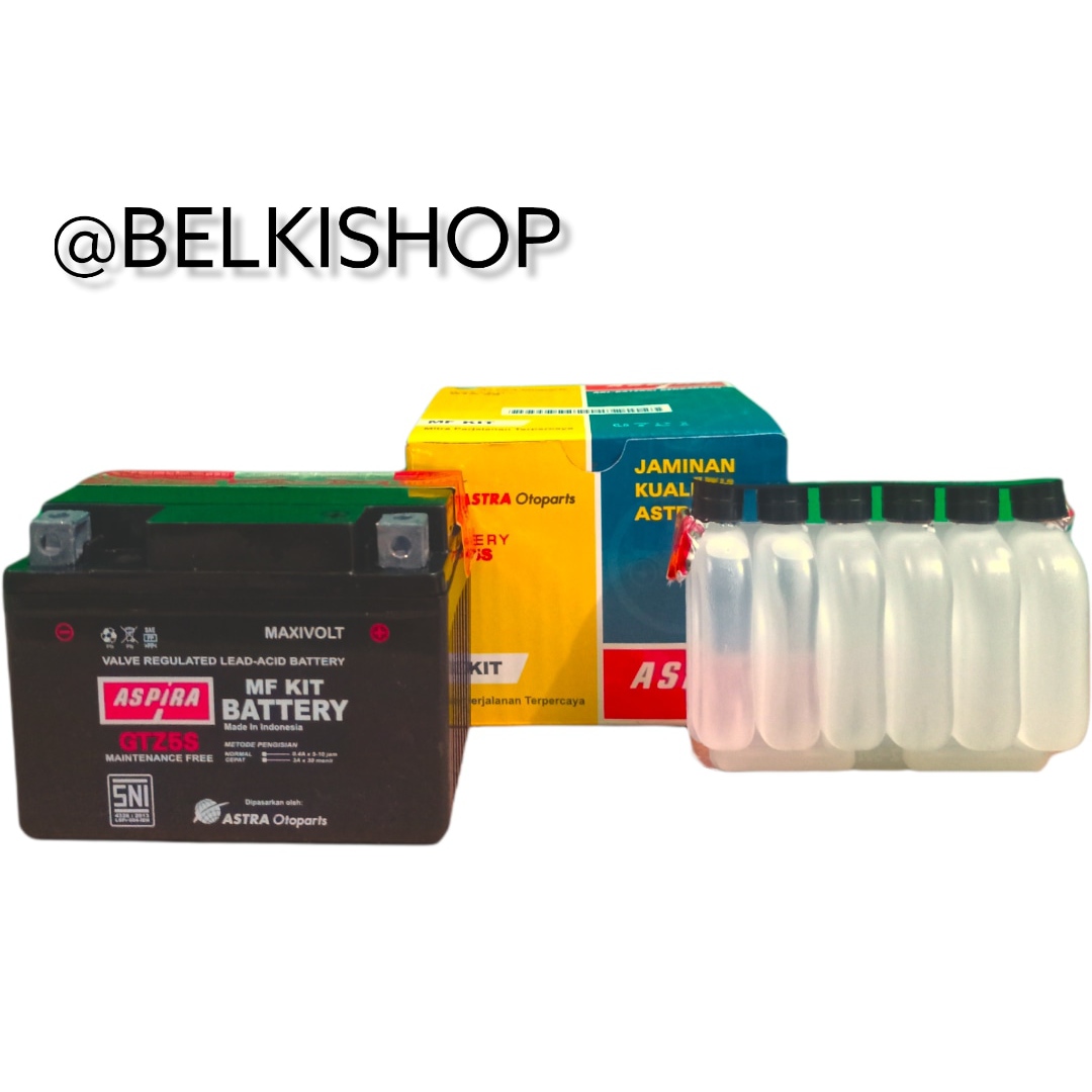 Aki Motor Suzuki Skywave-Suzuki Shogun 125 Aspira GTZ5S KIT Aki Basah ...