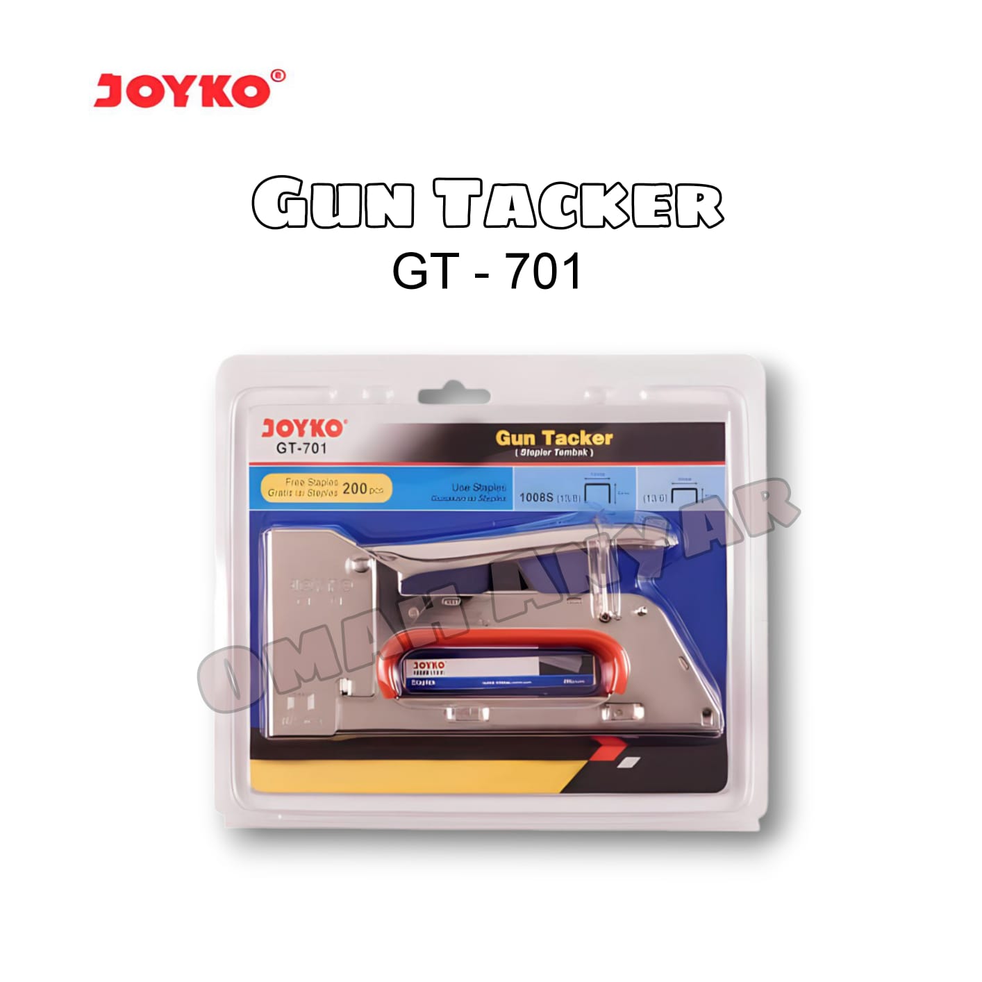 Joyko GUN TACKER GT-701 Stapler GT-701 Heavy Duty Stainless | Lazada ...