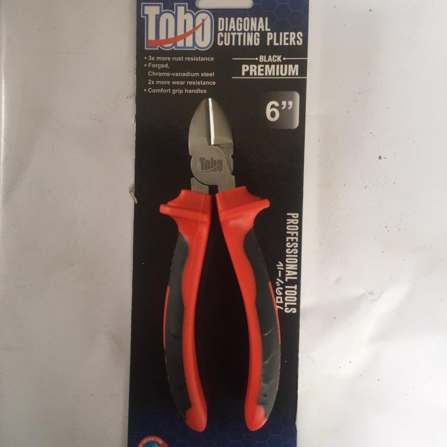 Tang Potong BLACK PREMIUM TOHO 6 inchi / Cutting Pliers Toho ORIGINAL ...