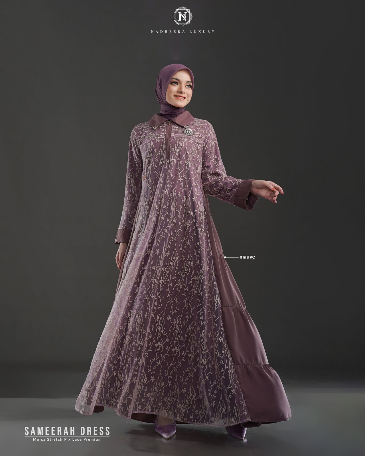SAMEERAH DRESS BY NADHEERA LUXURY | Lazada Indonesia