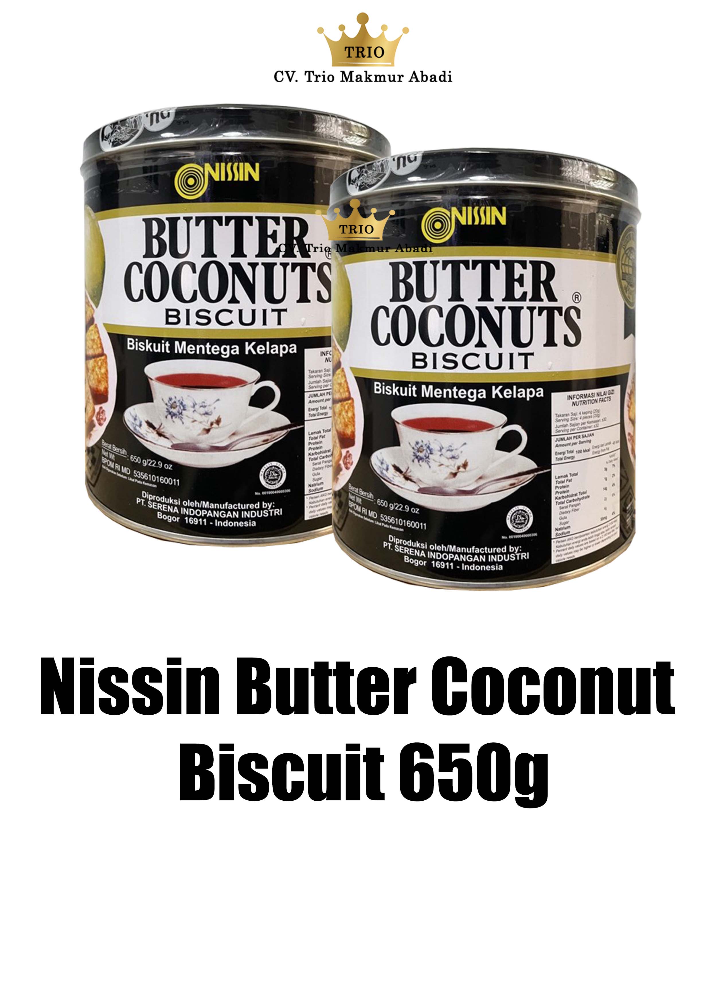 Nissin Butter Coconut Biscuits 90g