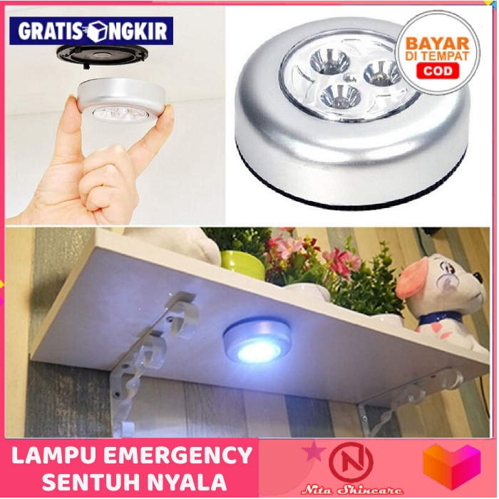 Nita Skincare - Lampu Sentuh Nyala Stick and Click 3 LED Lampu LED ...