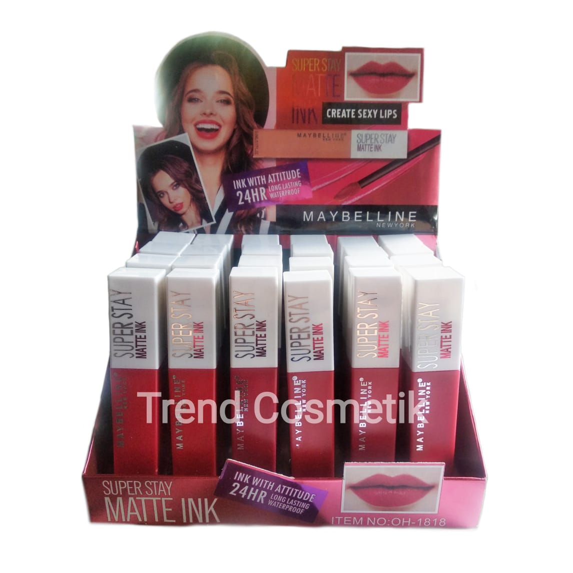 ( PERLUSIN ) LIPCREAM MAYBELLINE BARCODE / LIPGLOSS MaYBELLINE SUPER ...