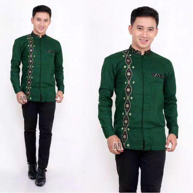 BAJU KOKO LENGAN PANJANG MOTIF SLEMPANG BATIK KEMKO KEMEJA KOKO PRIA ... BAJU KOKO LENGAN PANJANG MOTIF SLEMPANG BATIK KEMKO KEMEJA KOKO PRIA ...