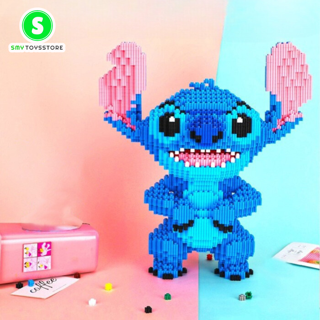 Mainan Nano Block Lilo Stitch - Bricks Education Nano Block / Mainan Balok 3D, Hadiah Untuk Anak ...