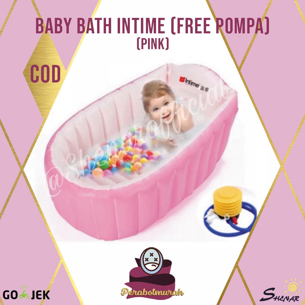 INTIME BABY BATH TUB / TEMPAT MANDI BAYI -PINK, SHENAR | Lazada Indonesia