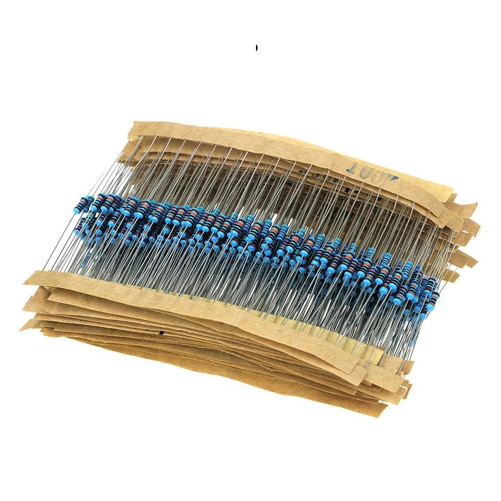 Isi 10 Resistor 220 ohm / Resistor Metal Film 220 Ohm 220 Ohm 1/4W 0 ...