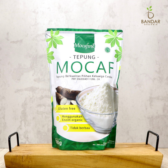 Mocafine - Tepung Mocaf Organik 500gr / Modified Cassava Flour | Lazada ...