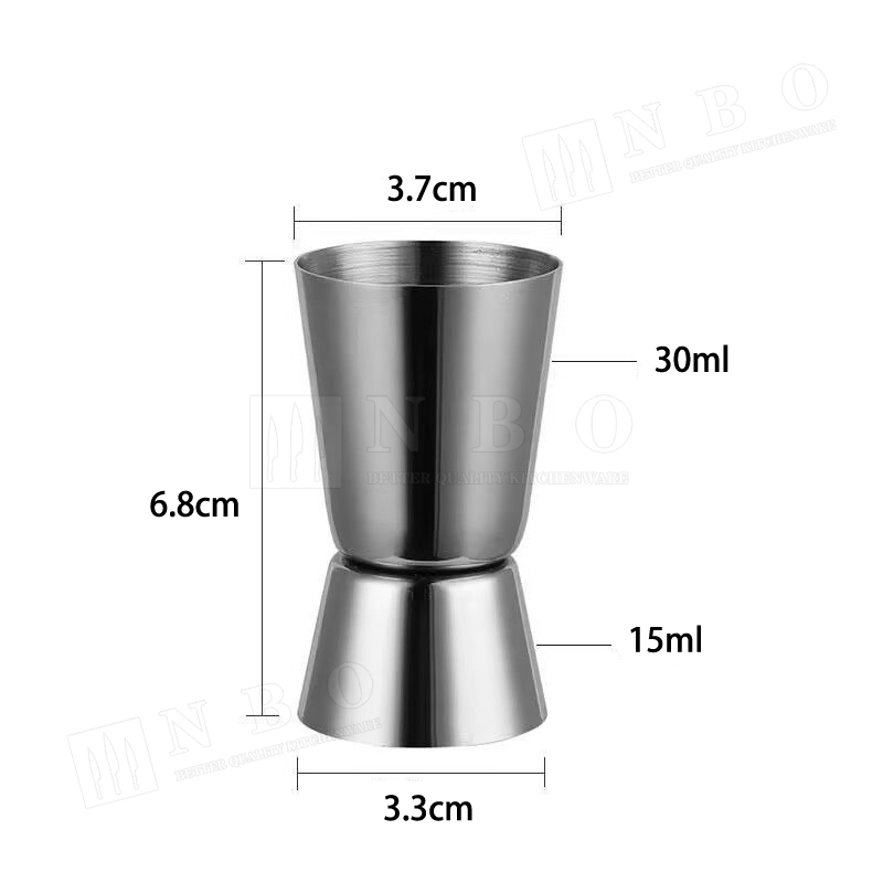 Jigger Stainless 15 30ml 20 40ml 25 50ml 30 60ml Jiger / Gelas Ukur Minuman Measure Cup | Lazada ...