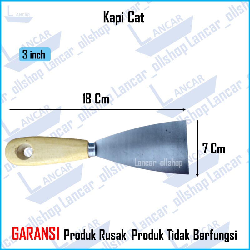 Kapi Cat Gagang Kayu DAPAT 2 PCS 1,5 inch 2 inch 2,5 inch 3 inch | Kape ...