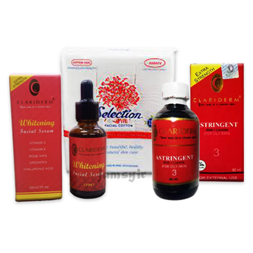 Clariderm Astringent Alkohol No3 For Oily Skin 60ml Plus Serum Plus ...