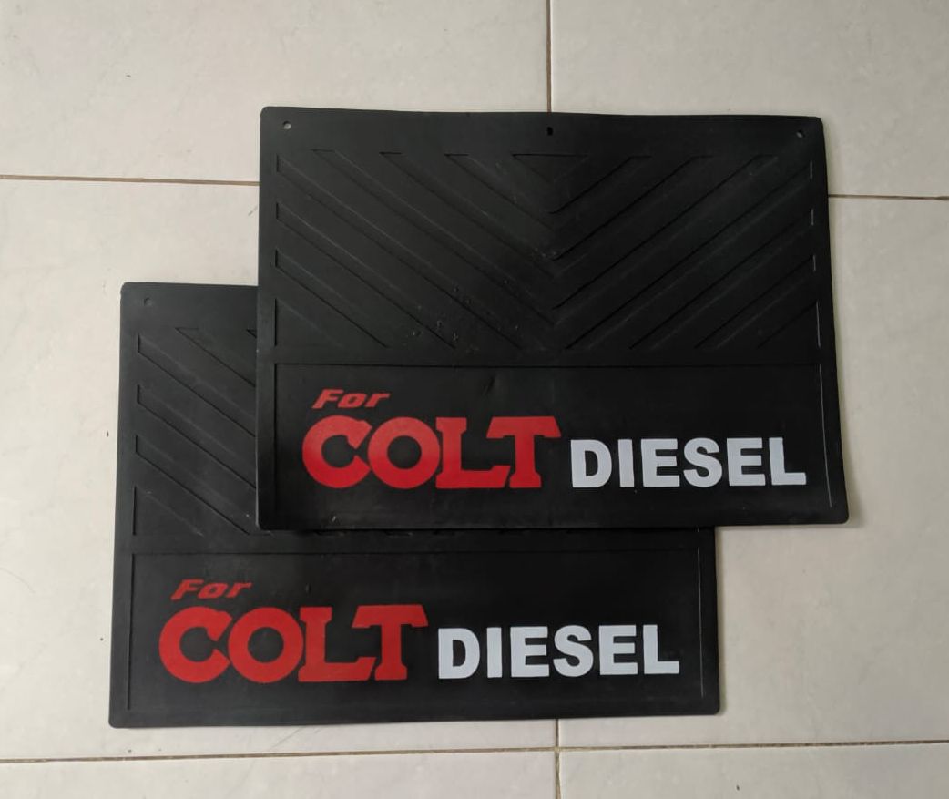 Karpet Lumpur mobil COLT DISEL Diesel Roda Depan ukuran 34x26 cm ...