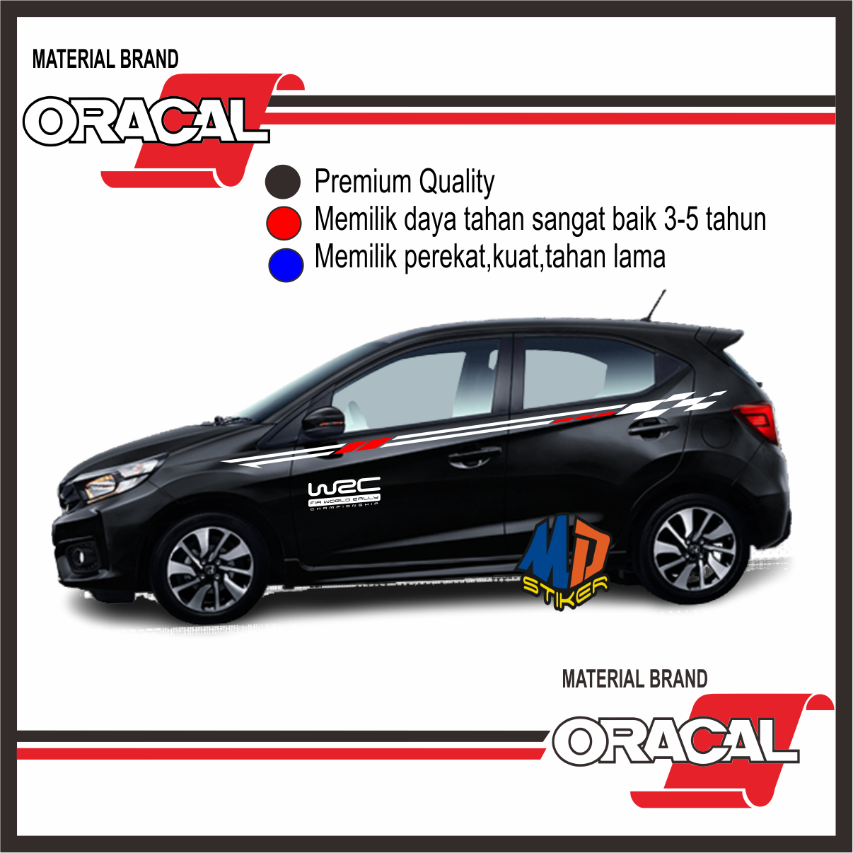 Stiker Mobil Brio Rs Satya Keren Cutting Sticker Agya Lis ayla ...