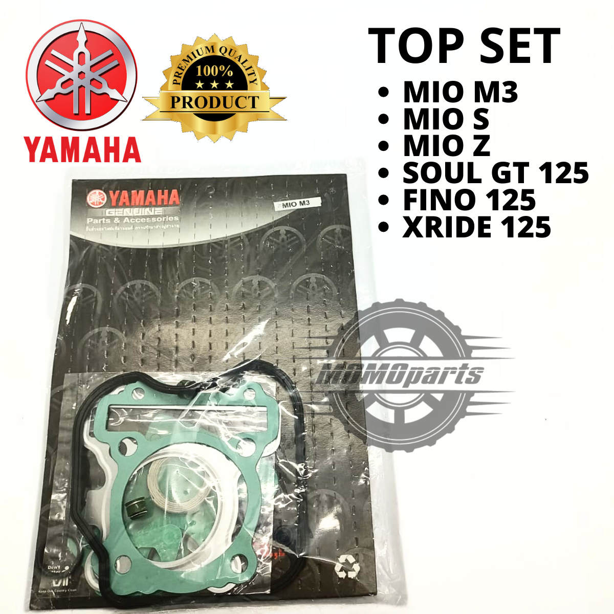 ORIGINAL PAKING GASKET TOP SET TOPSET YAMAHA 2PH MIO M3 S Z FINO SOUL GT XRIDE 125 FI INJEKSI X ...