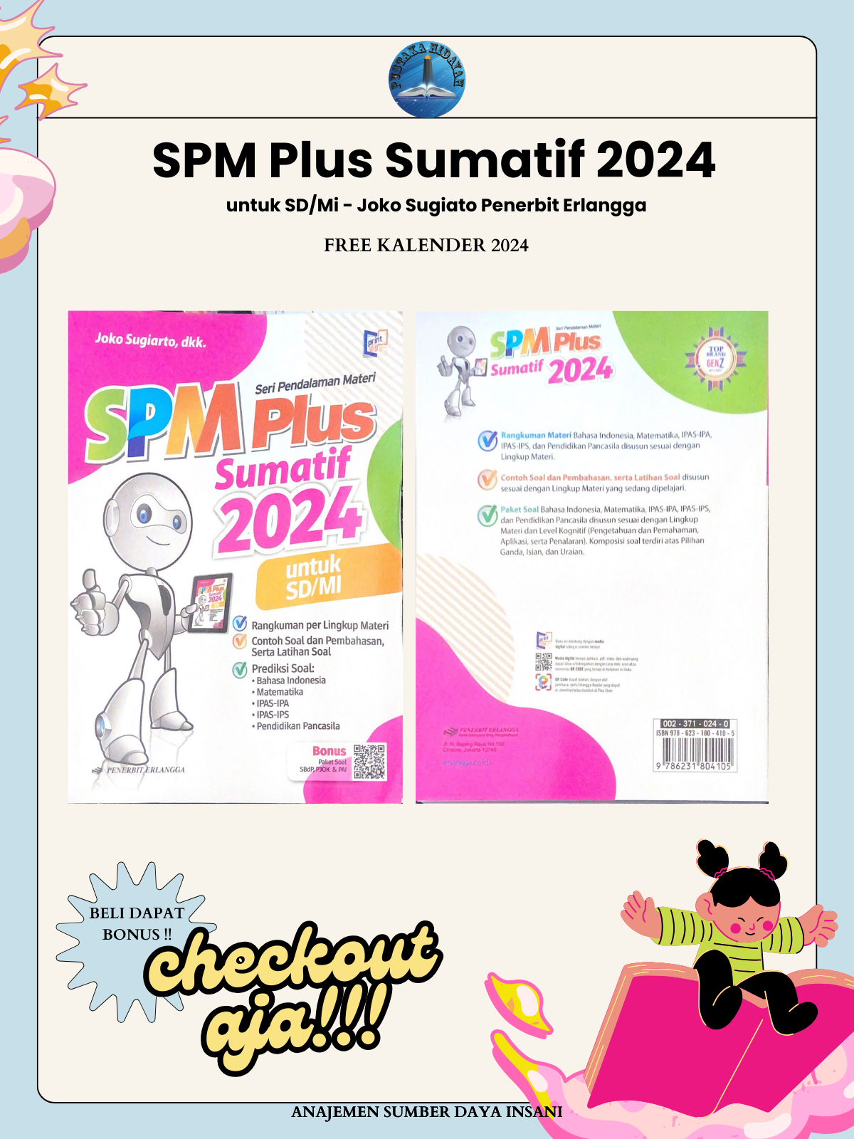 SPM Plus Sumatif 2024 untuk SD/Mi - Joko Sugiato Penerbit Erlangga ...