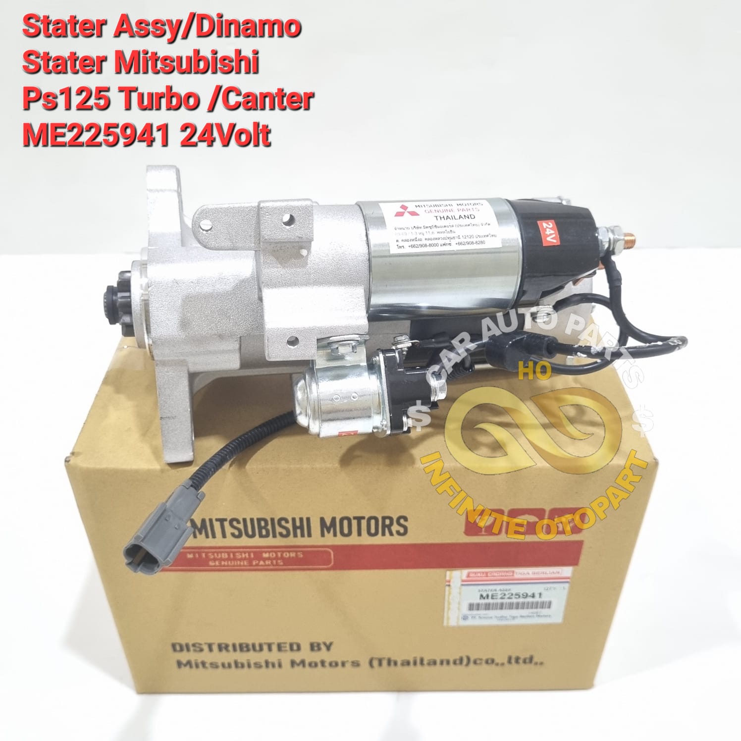 DINAMO STATER ASSY STARTER MITSUBISHI CANTER PS125 TURBO GOOD QUALITY ...