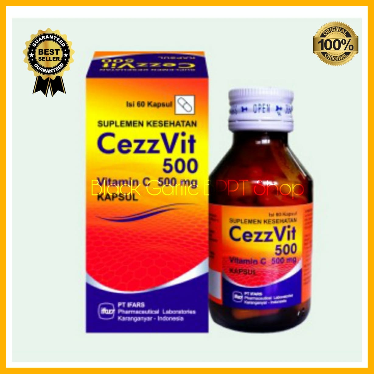 VITAMIN C 500mg isi 60 kapsul CEZZVIT - BPOM PROMO | Lazada Indonesia