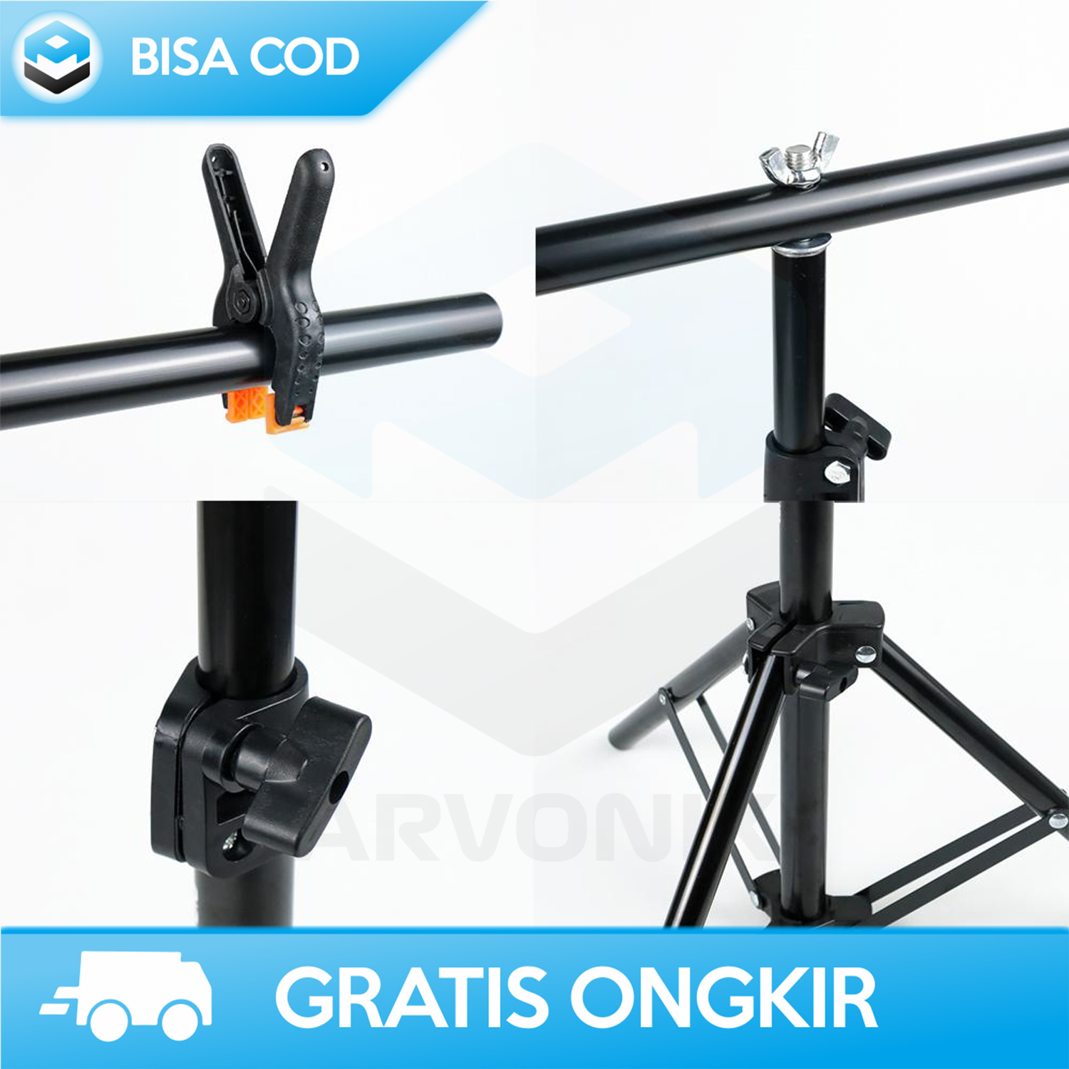 STAND BACKDROP FOTOGRAFI PROPERTI PHOTOSHOOT PENYANGGA BACKGROUND ...