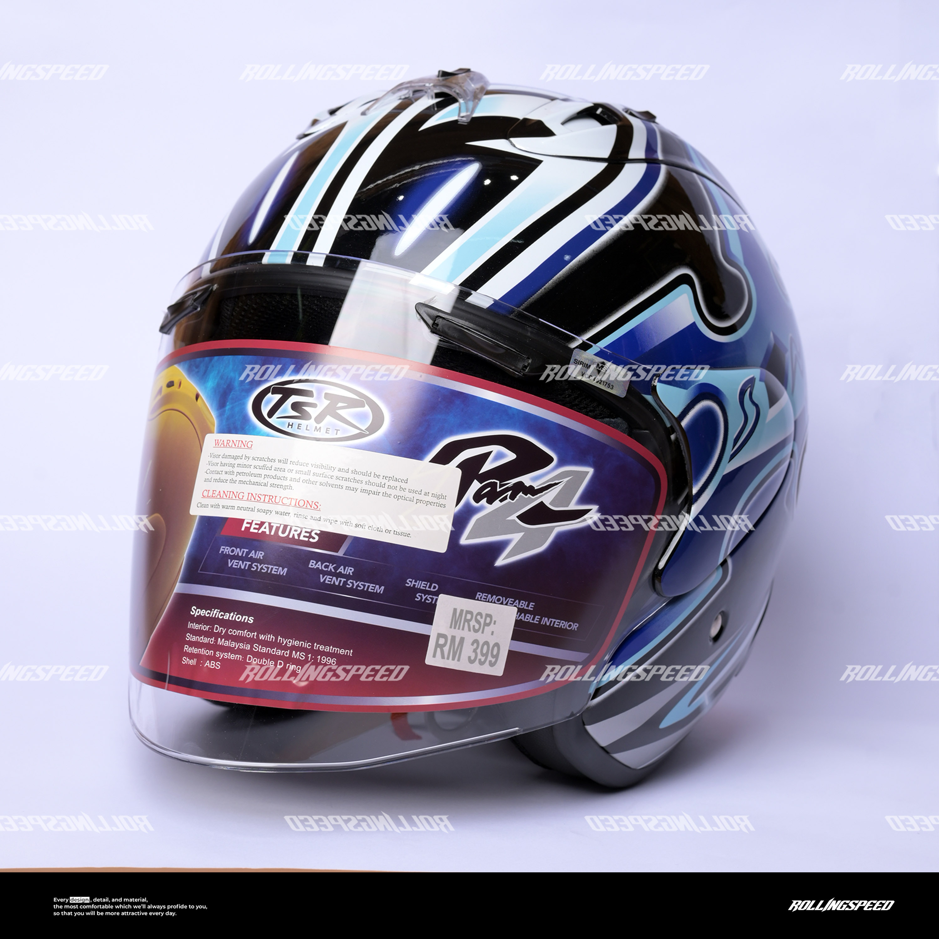 TSR Helm Ram4 Nakano Suriken - Helm motor - Helmet | Lazada Indonesia