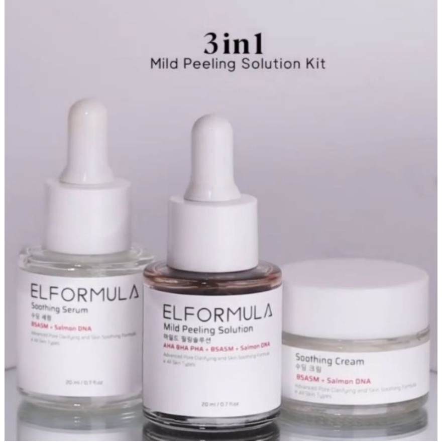Domestika PAKET PEELING / Elformula Intensive 3-Step Mild Peeling Solution Kit | Lazada Indonesia