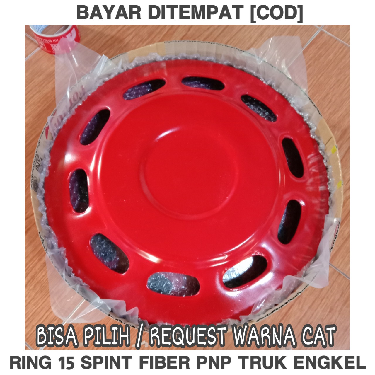 Weldop Ring 15 Model Sprint Bahan Fiber Pnp Truk Engkel, Bus Mikro, dll ...
