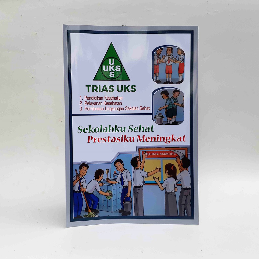 Poster Sekolah, Poster Trias UKS - Poster Kesehatan | Lazada Indonesia