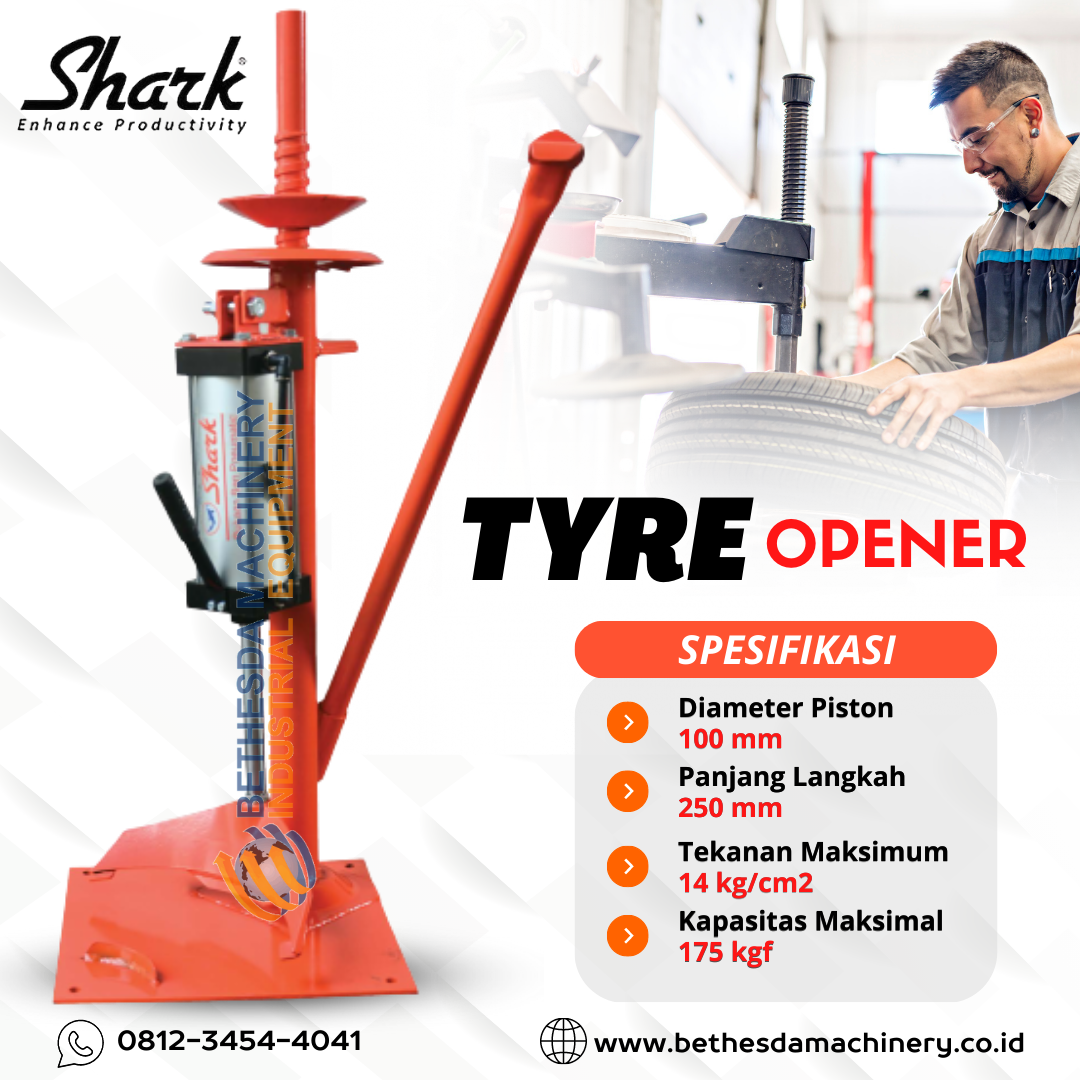 Tire Changer Alat Bukaan Ban Mobil - Tyre Opener SHARK Pneumatic ...