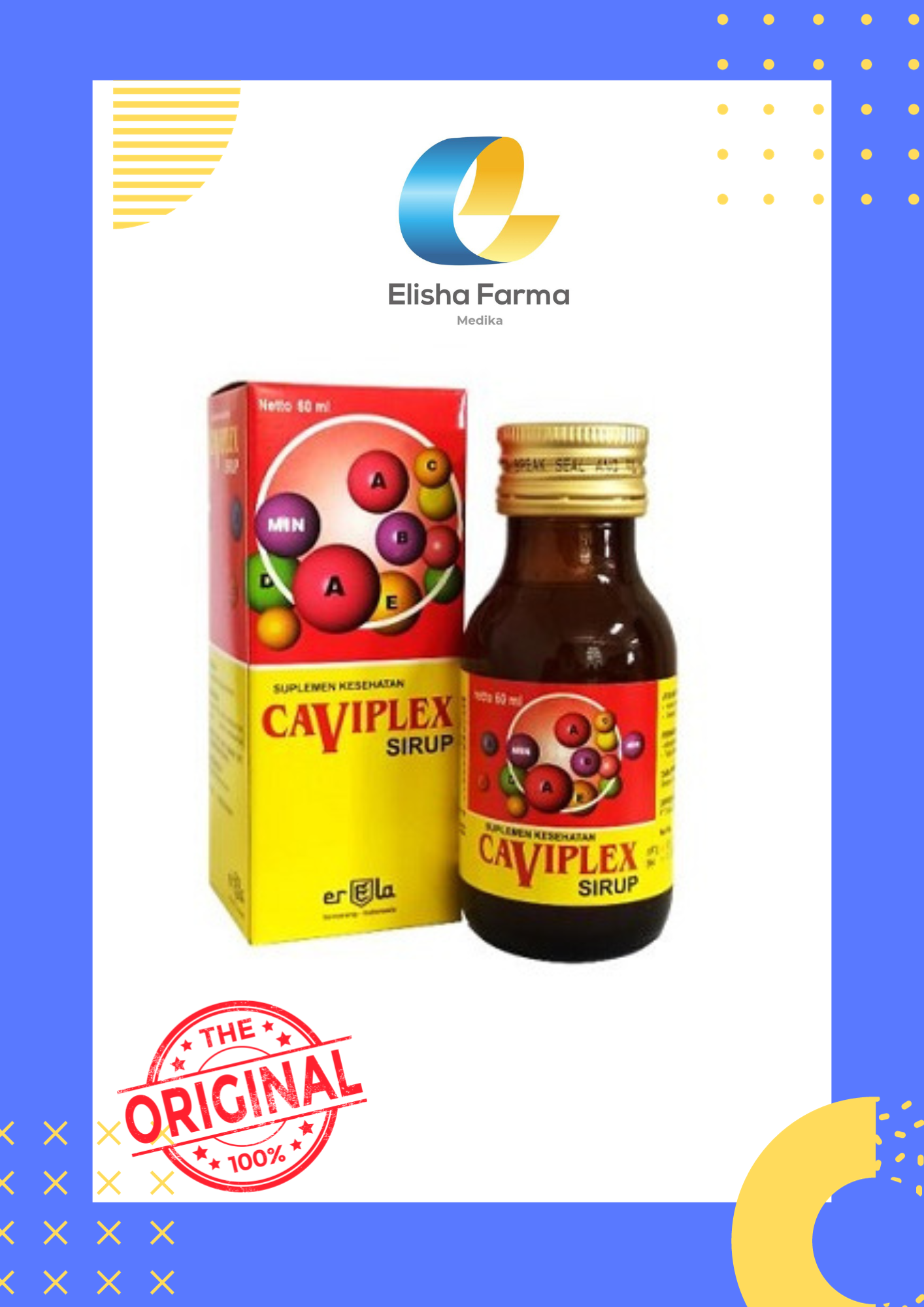 Caviplex Tablet (Strip 10tablet) - CAVIPLEX CDEZ Strip Isi 10 Tablet ...