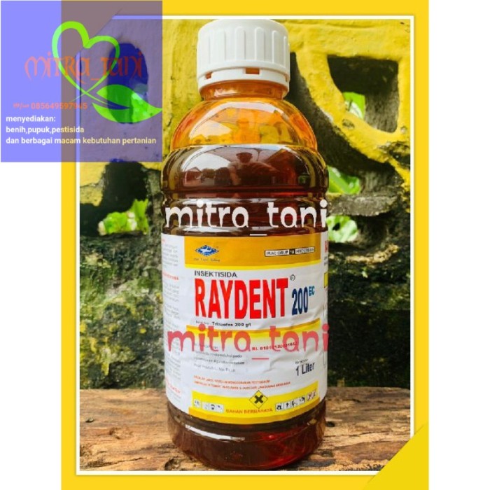 insektisida kontak dan lambung triazofos RAYDENT 200EC 1liter | Lazada ...